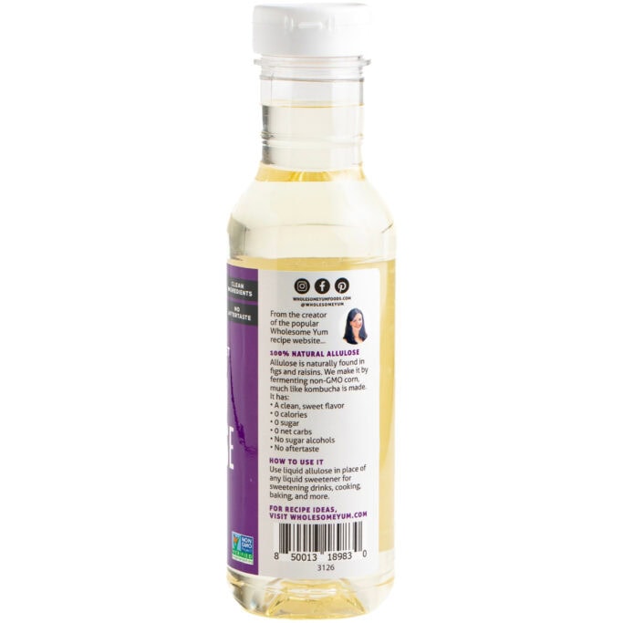Wholesome Yum Liquid Allulose Sweetener - Wholesome Yum